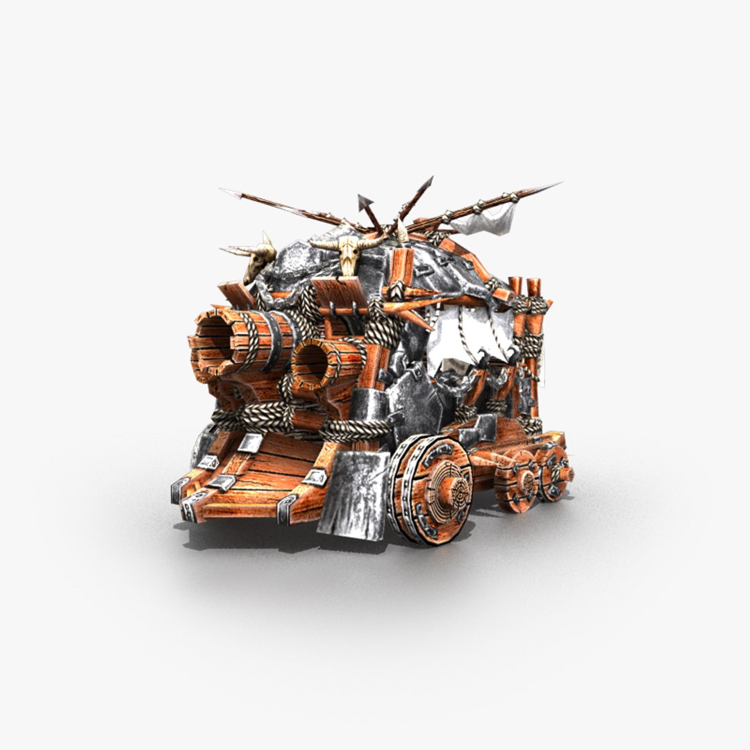 Medieval Tank 3d Model