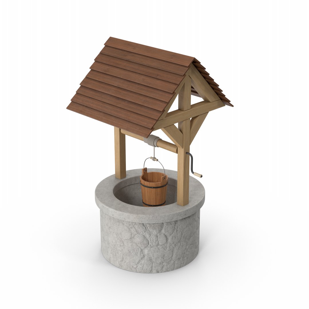 3D Stone Water Well - TurboSquid 2198524