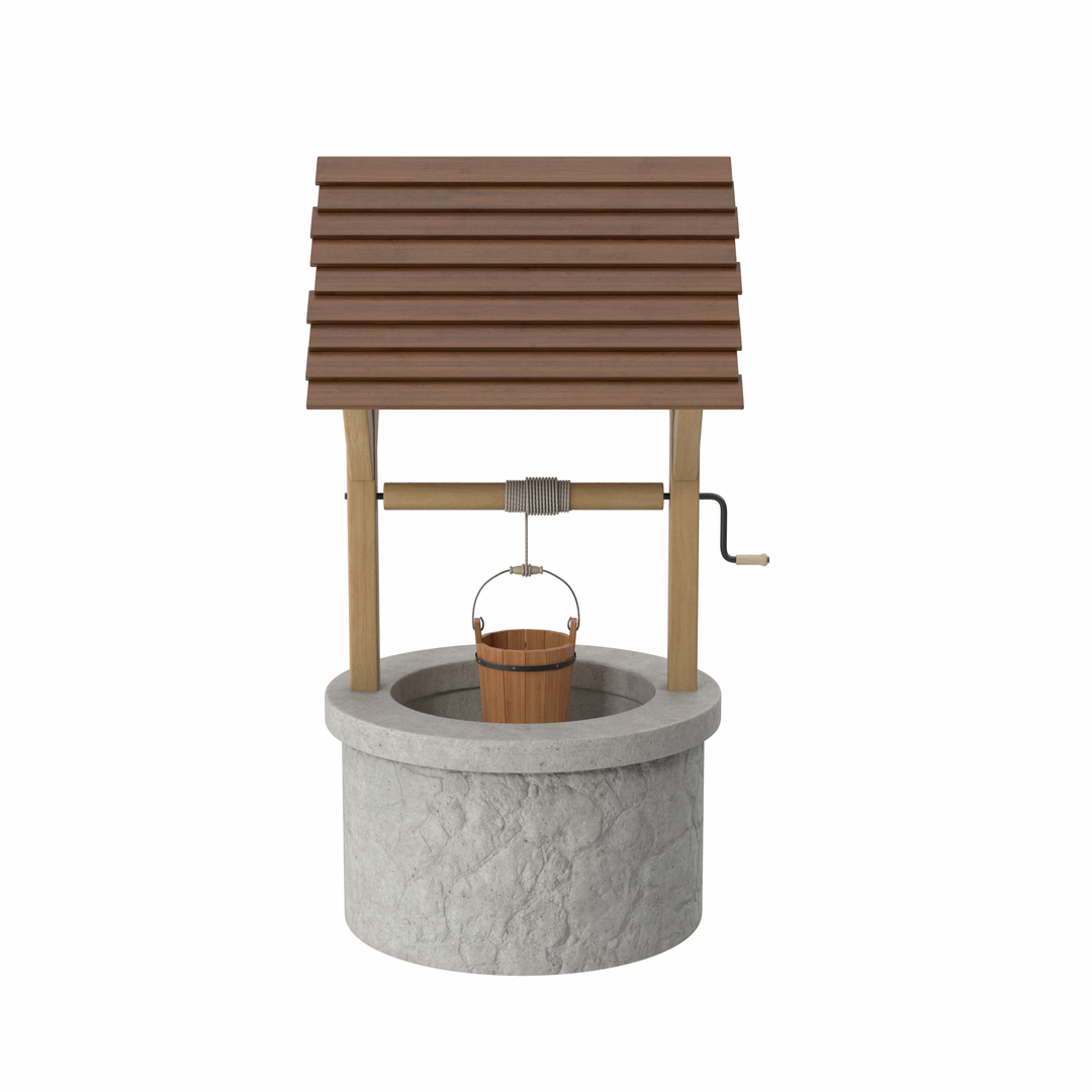 3D Stone Water Well - TurboSquid 2198524