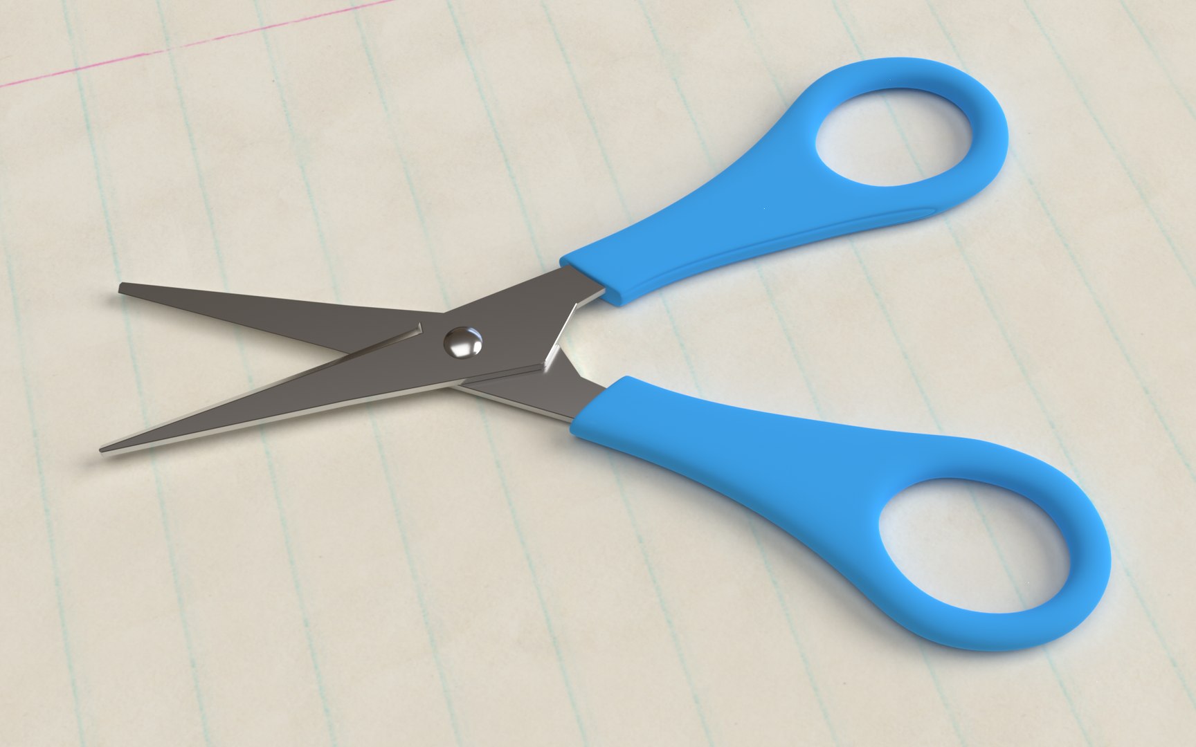3D Scissors Paper Model - TurboSquid 1508465
