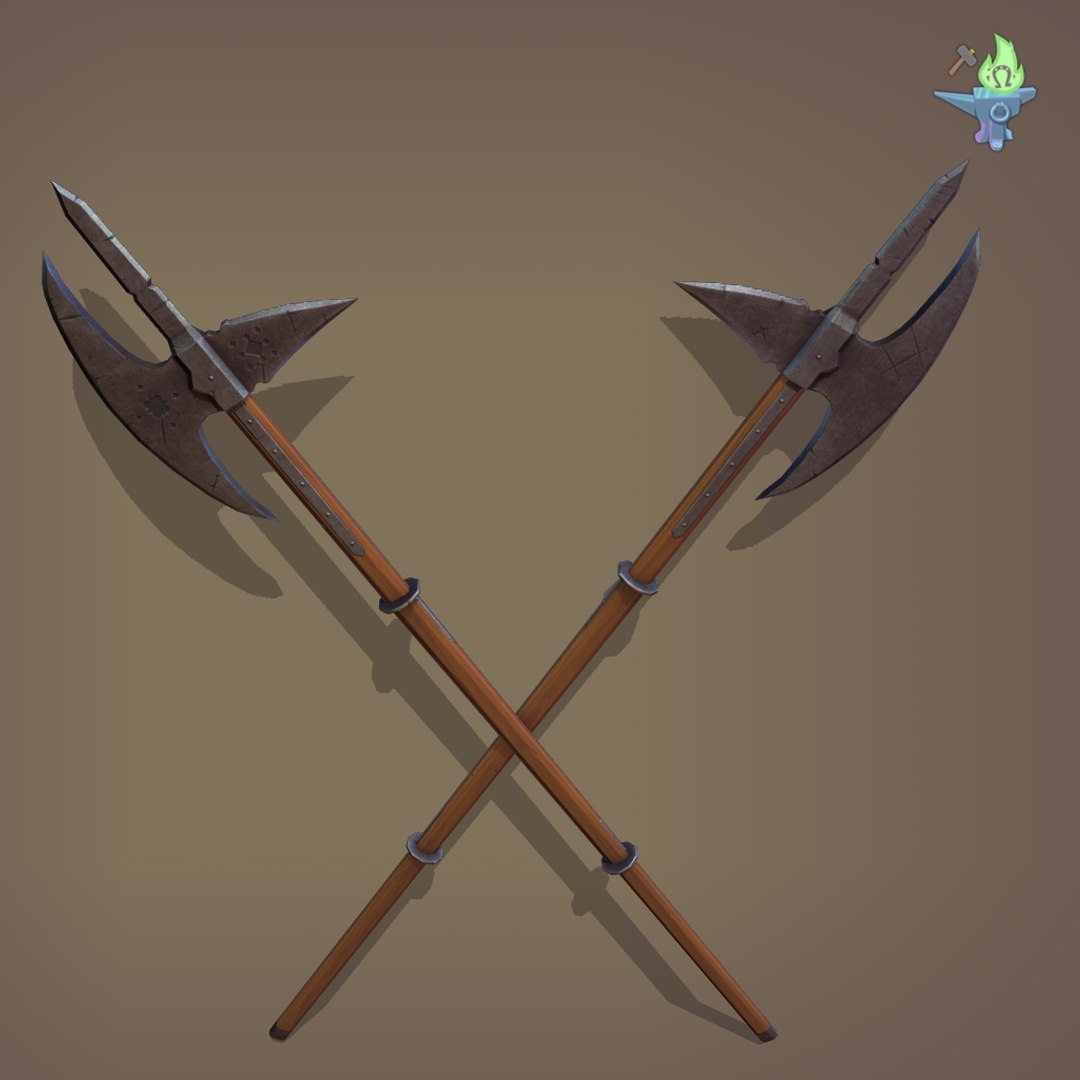 Halberd Medieval 3D Model - TurboSquid 1557953