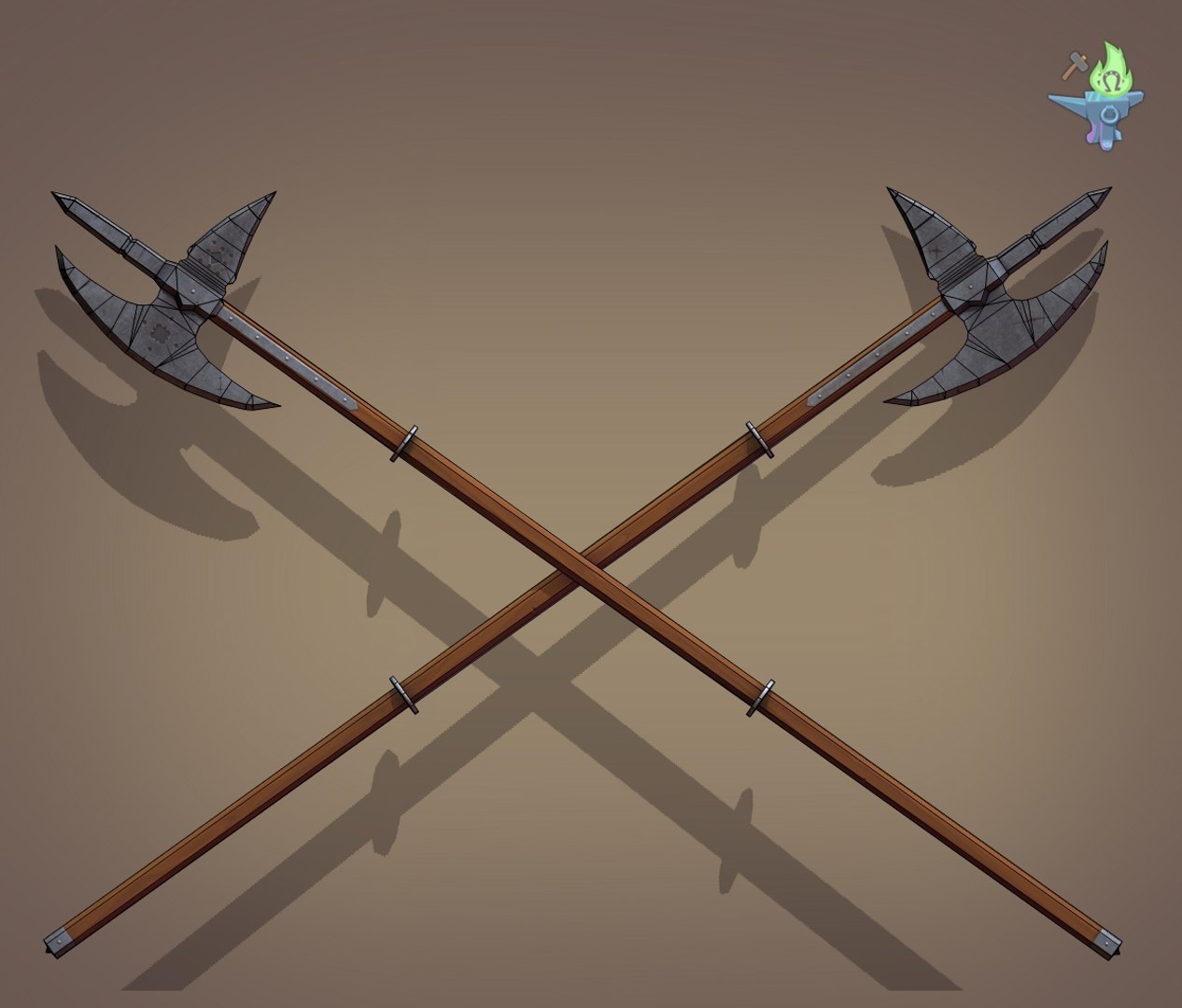 Halberd Medieval 3D Model - TurboSquid 1557953