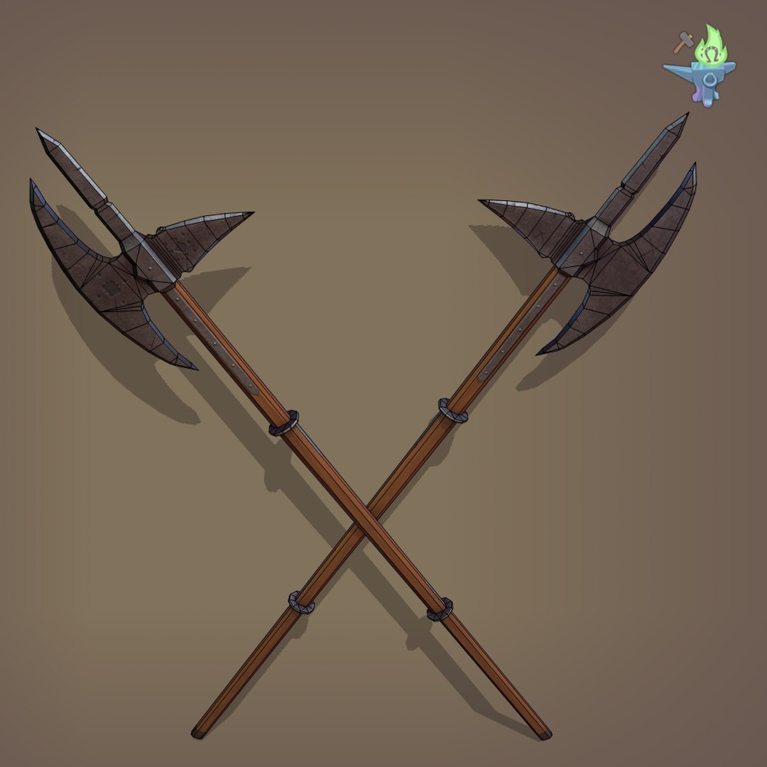 Halberd Medieval 3D Model - TurboSquid 1557953