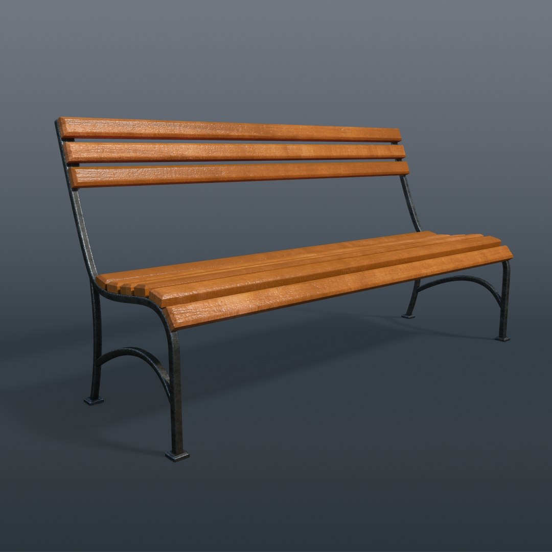 Park Bench 3d Max