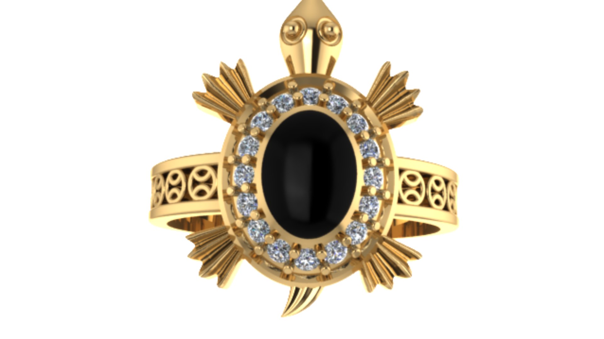 Turtle Ring 3D Model - TurboSquid 1883293