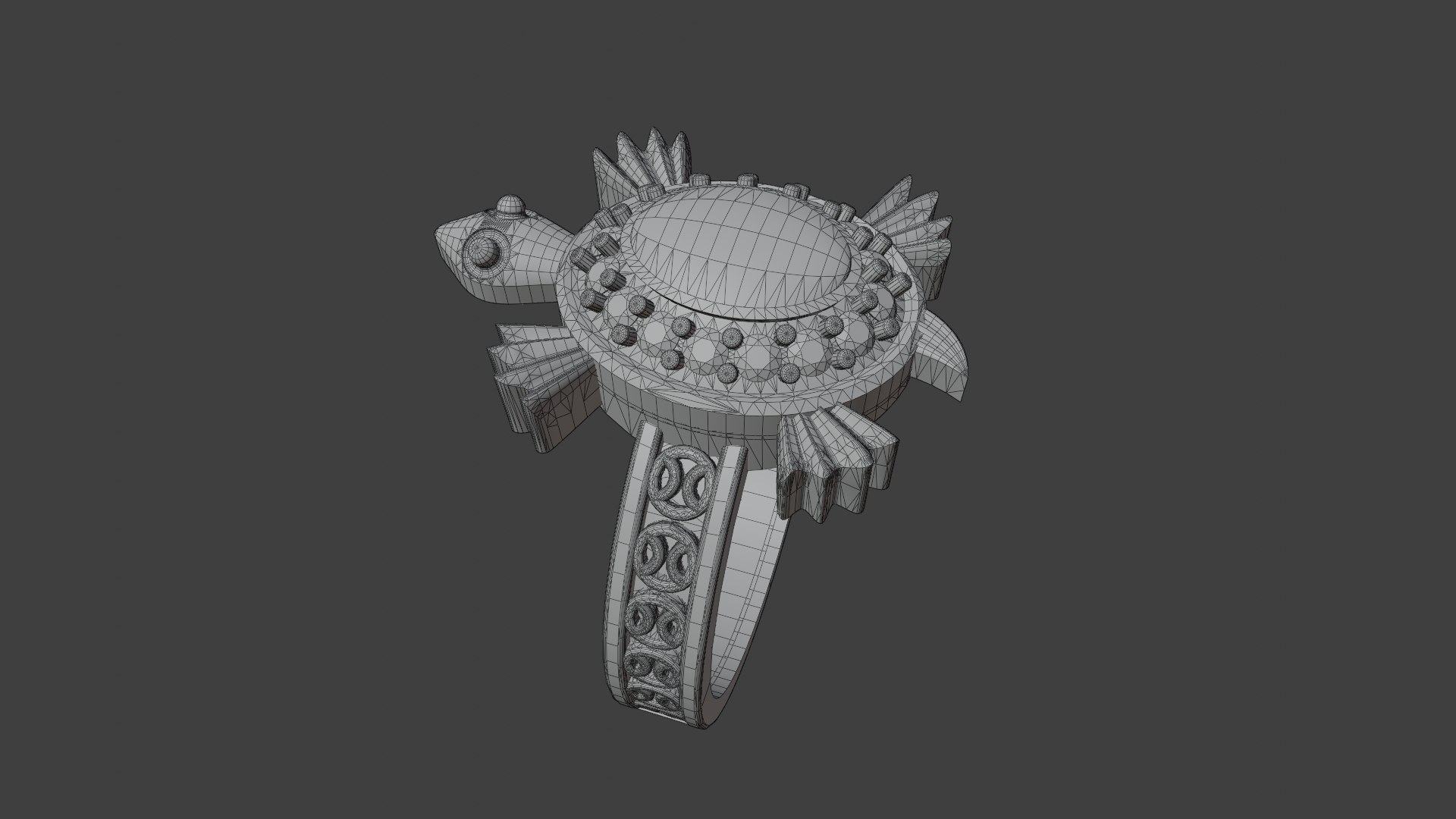 Turtle Ring 3D Model - TurboSquid 1883293