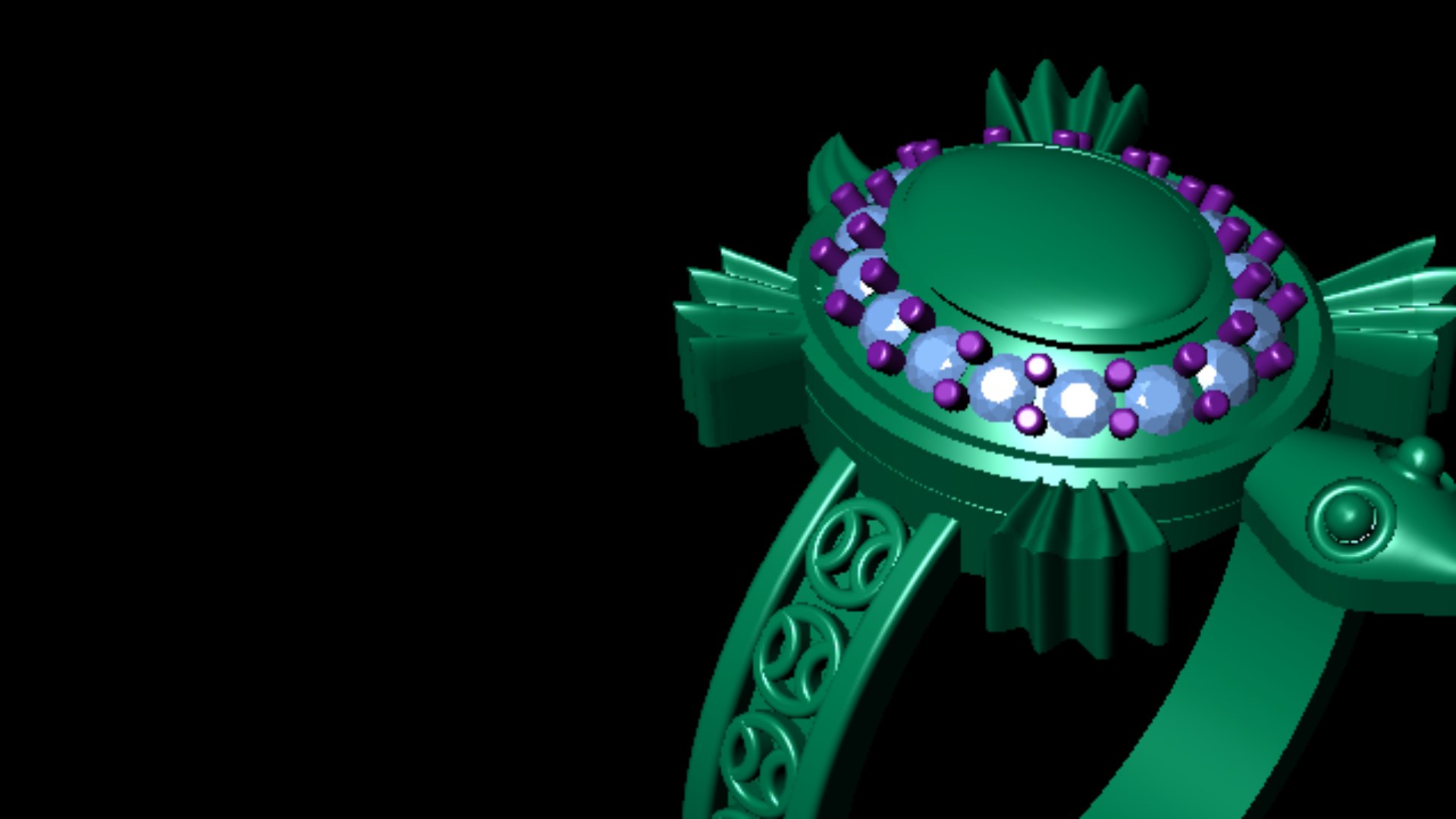 Turtle Ring 3D Model - TurboSquid 1883293