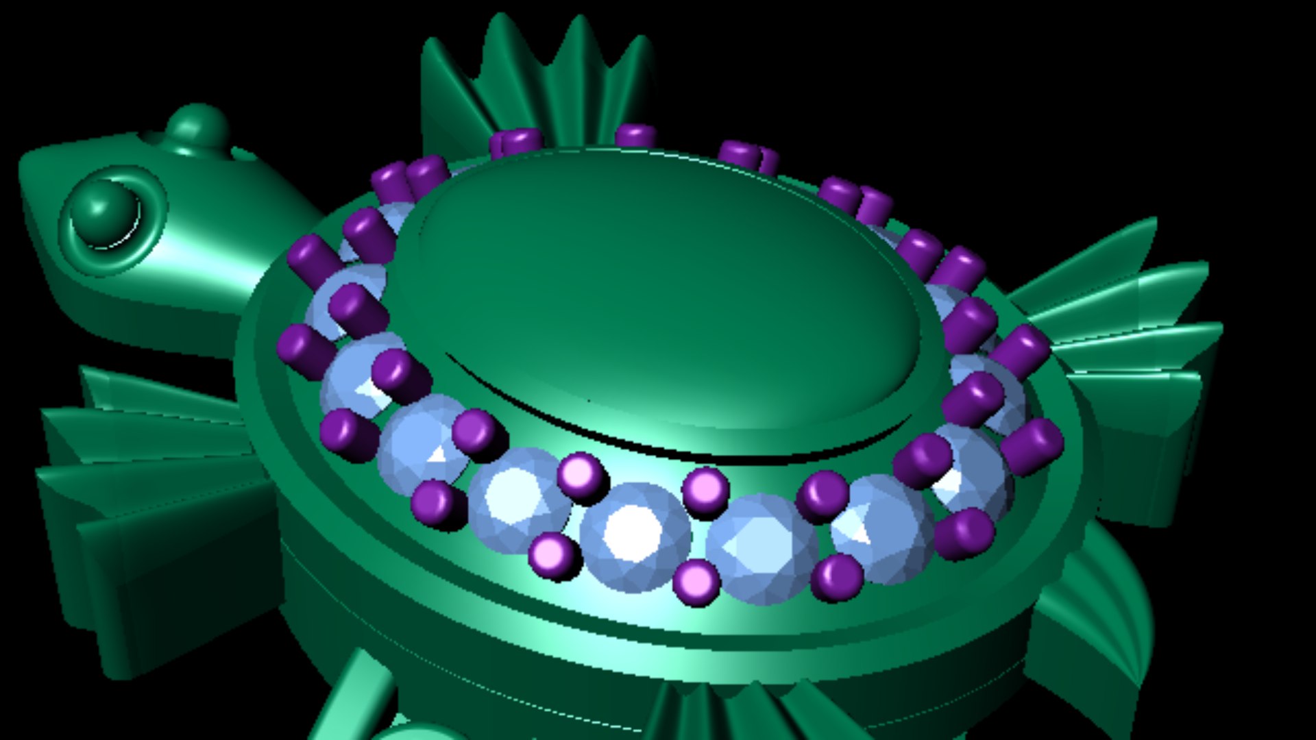 Turtle Ring 3D Model - TurboSquid 1883293