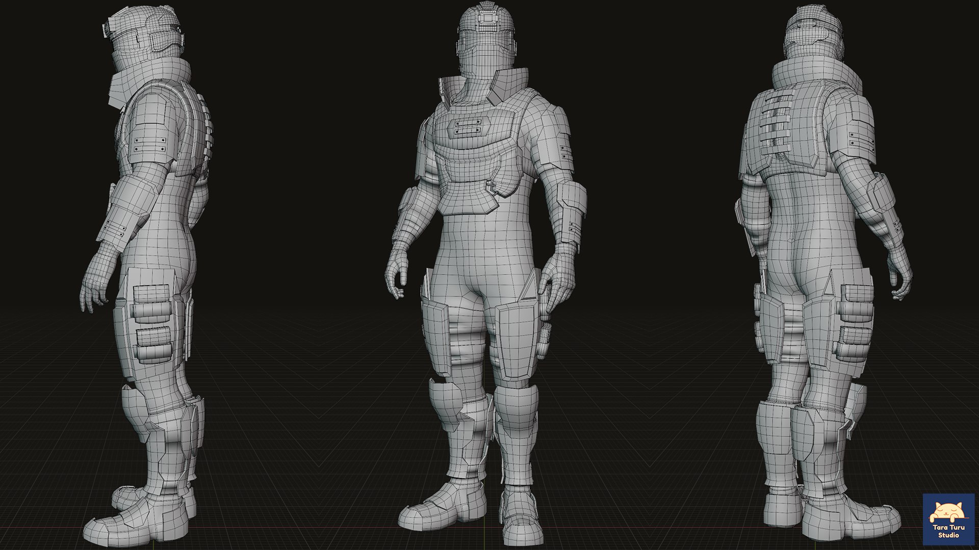 Guardian Soldier - Low Poly Character Model - TurboSquid 2037586