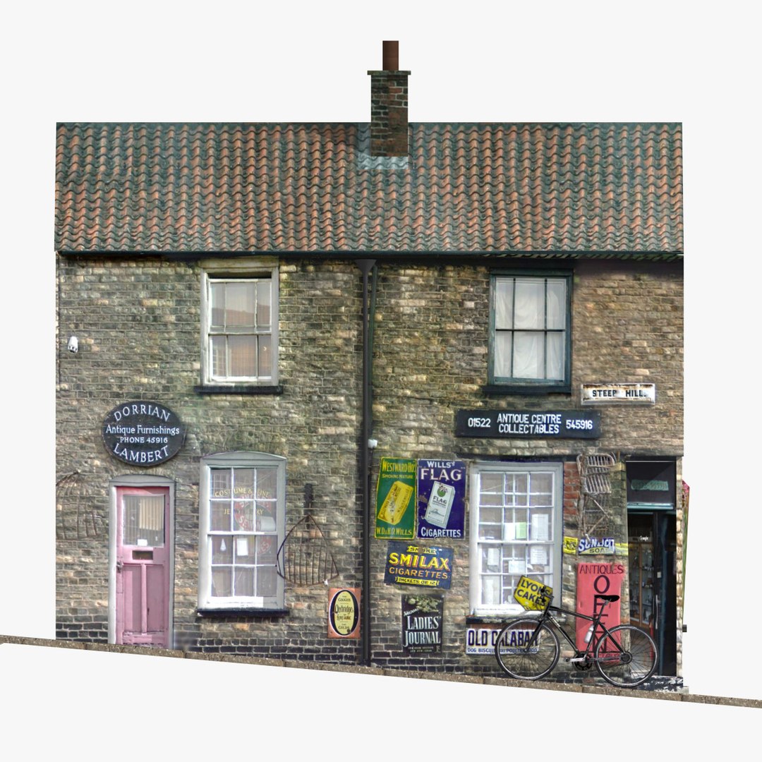 photorealistic european buildings set max