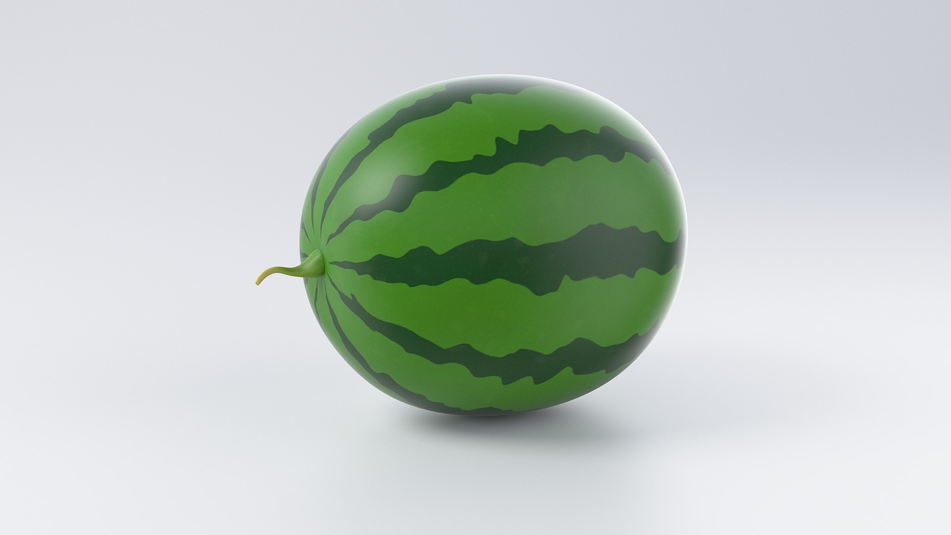 Cartoon Watermelon 3D - TurboSquid 2104594