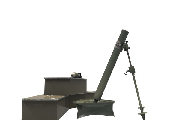m69a 82mm mortar 3d obj