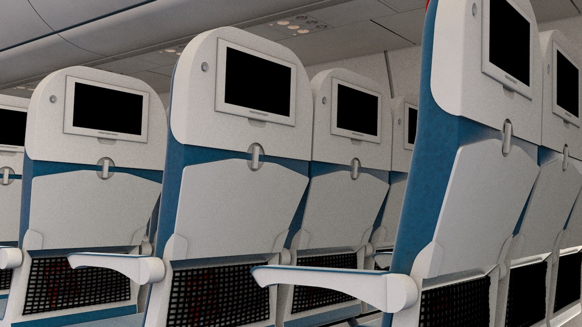 Airplane Interior 3D Model - TurboSquid 1299756