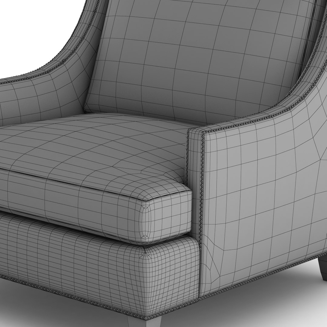 3d Crate Barrel - Barrington Model