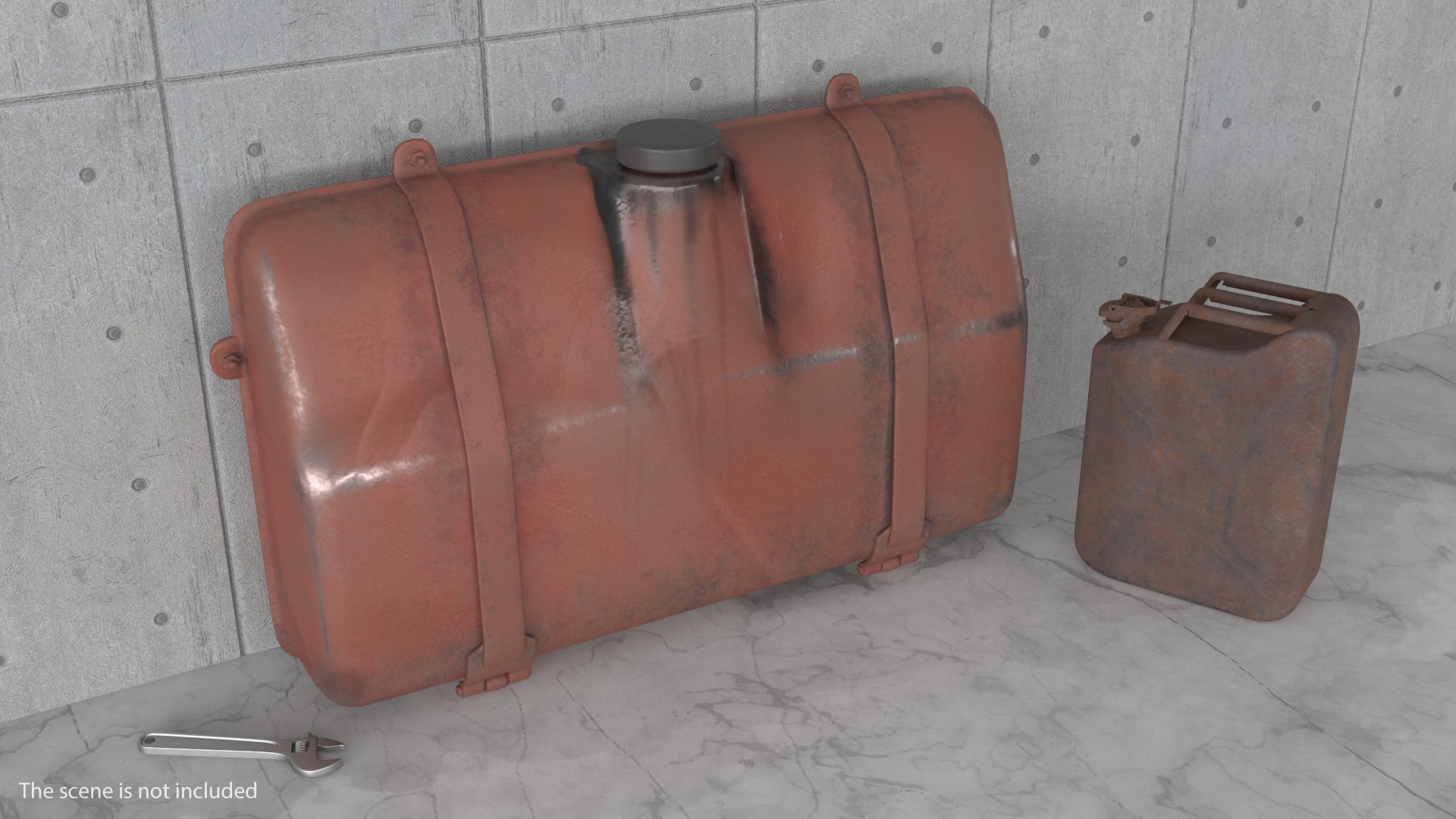Rusty Gas Tank 3D Model - TurboSquid 1575794