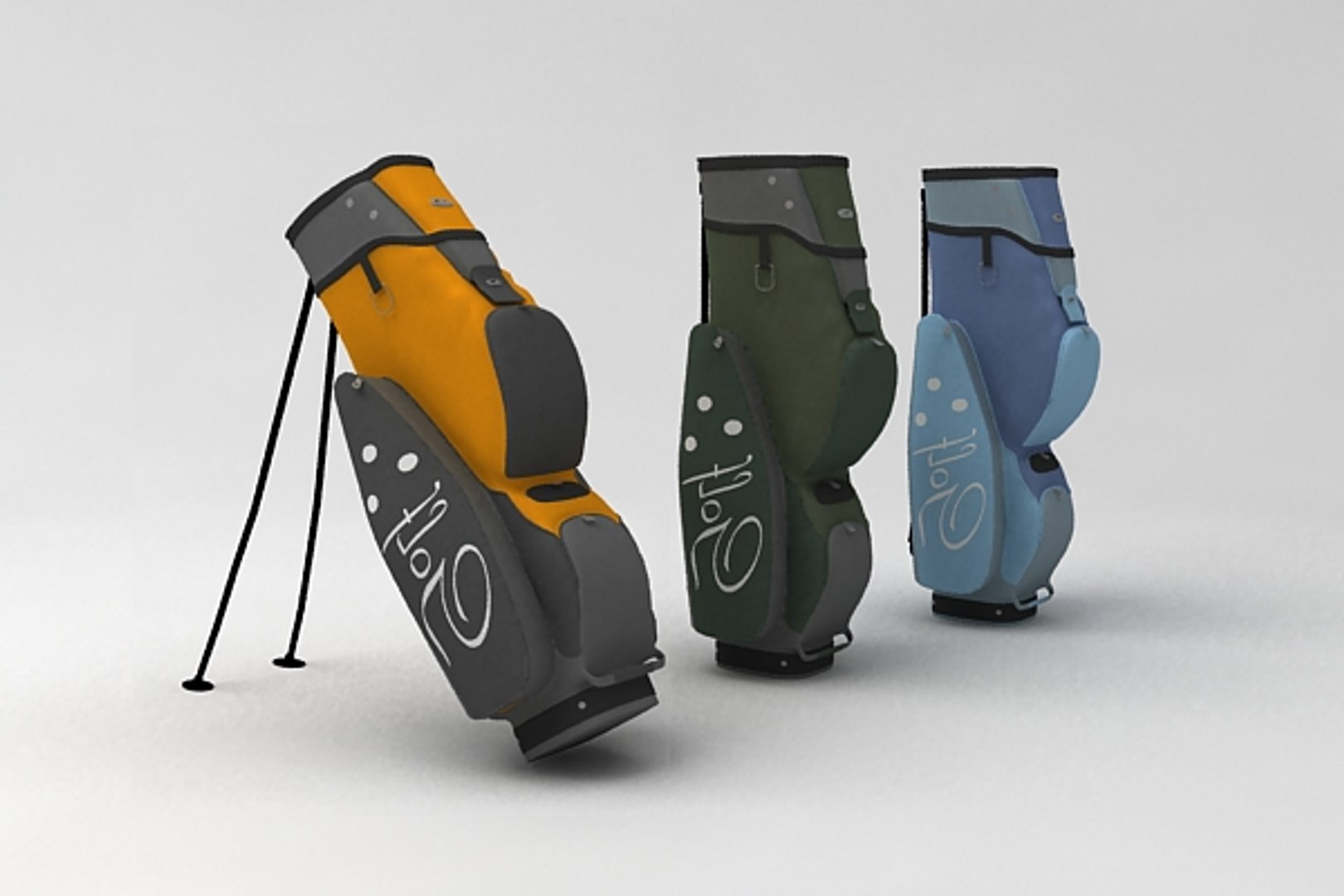 3d Model Golf Pack
