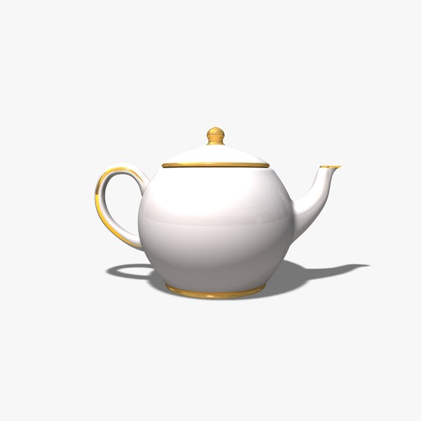 tea pot teapot 3d c4d