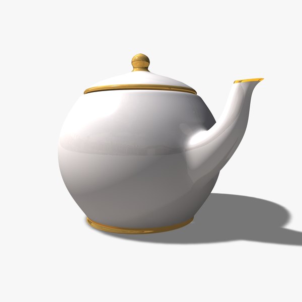 tea pot teapot 3d c4d