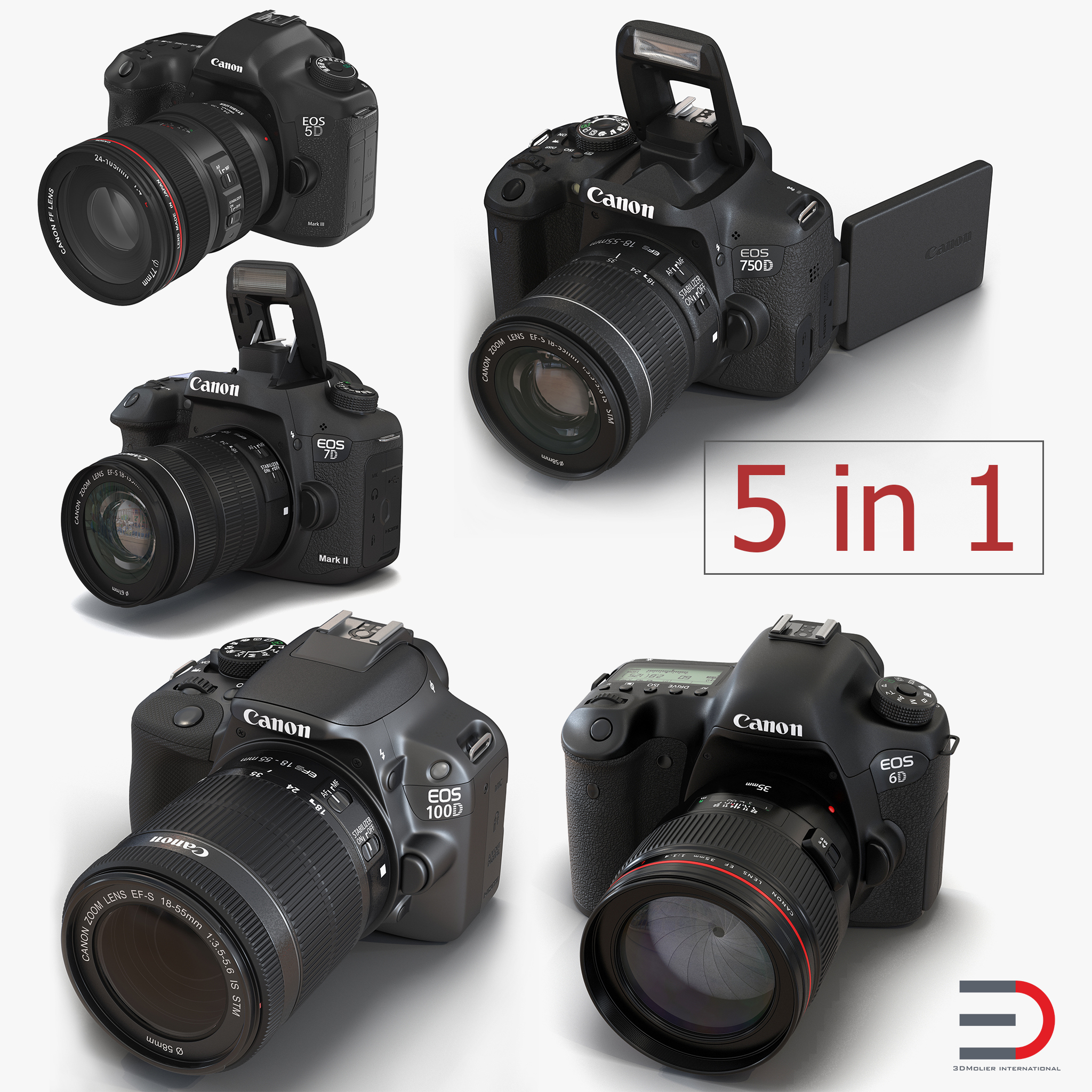 3D canon cameras 2 model - TurboSquid 1154644