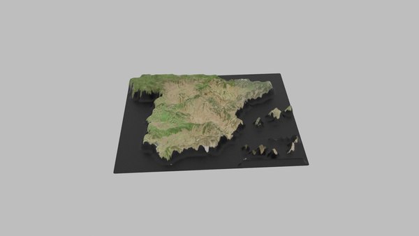 modelo 3d Spain Map Country - TurboSquid 2076362