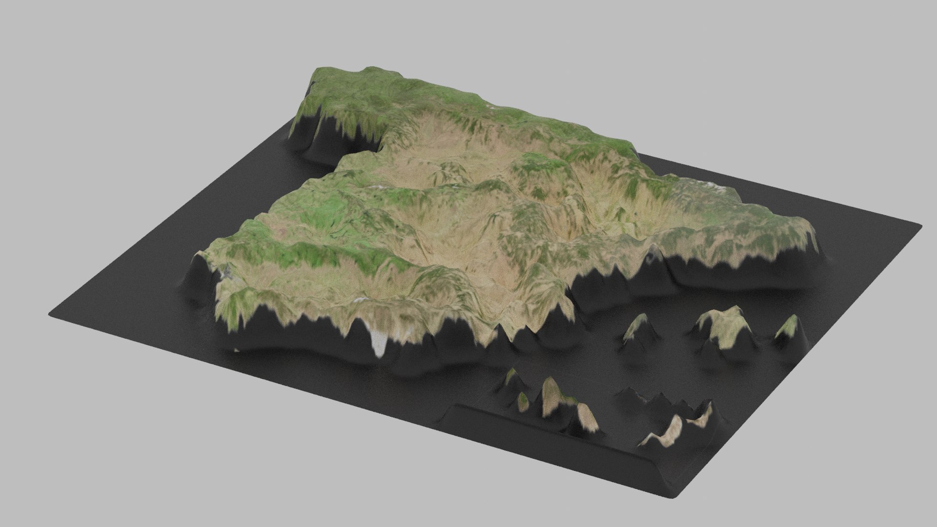 3D Model Spain Map Country - TurboSquid 2076362