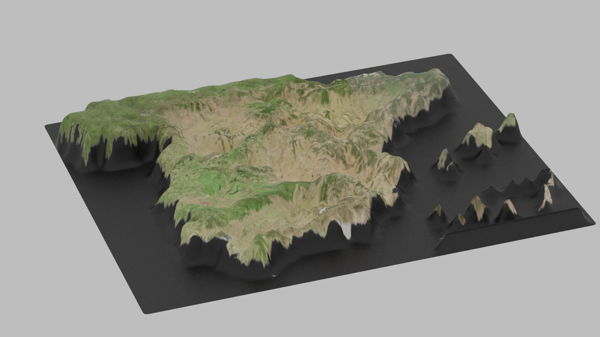 3D Model Spain Map Country - TurboSquid 2076362