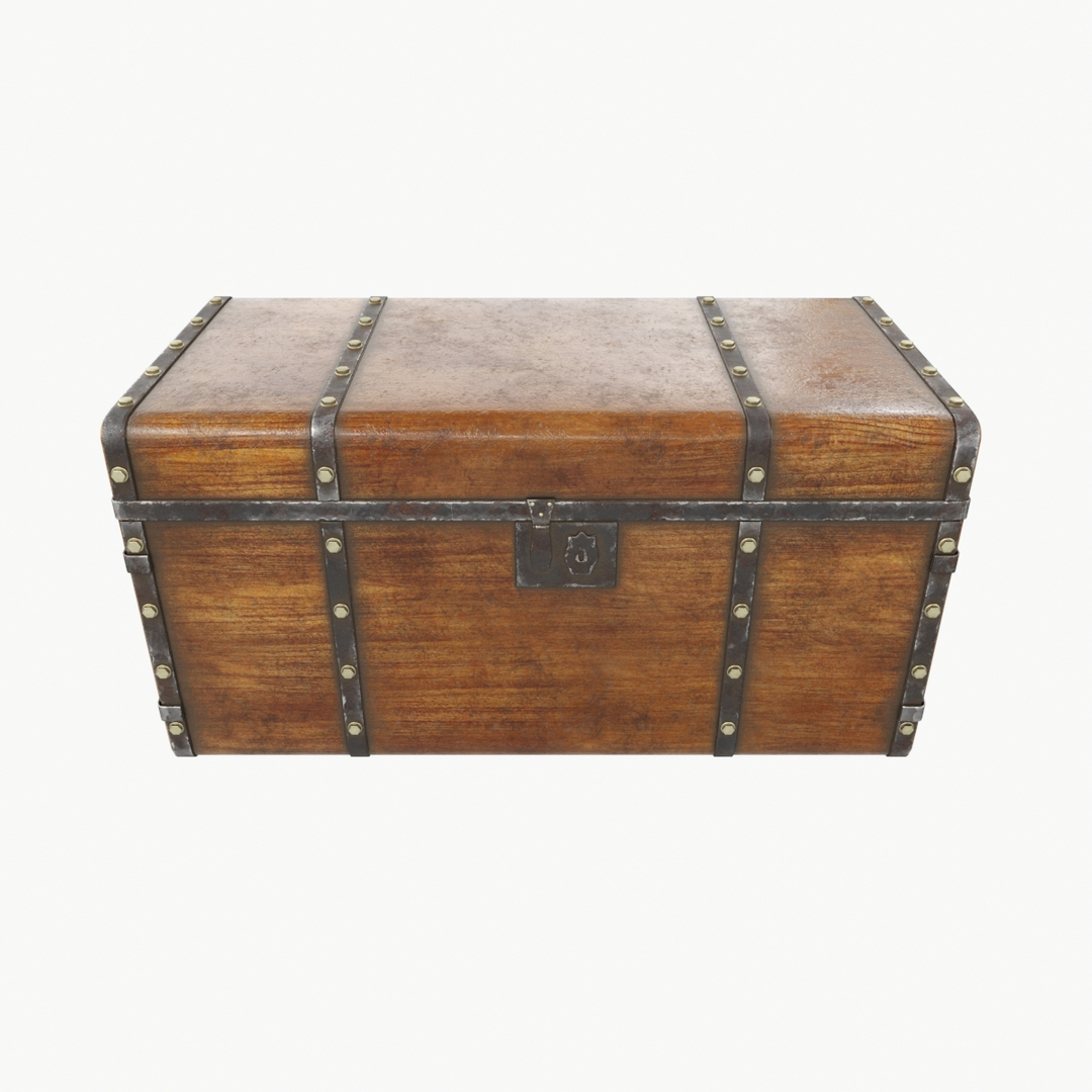 3D Old Chest 01 - TurboSquid 1400467