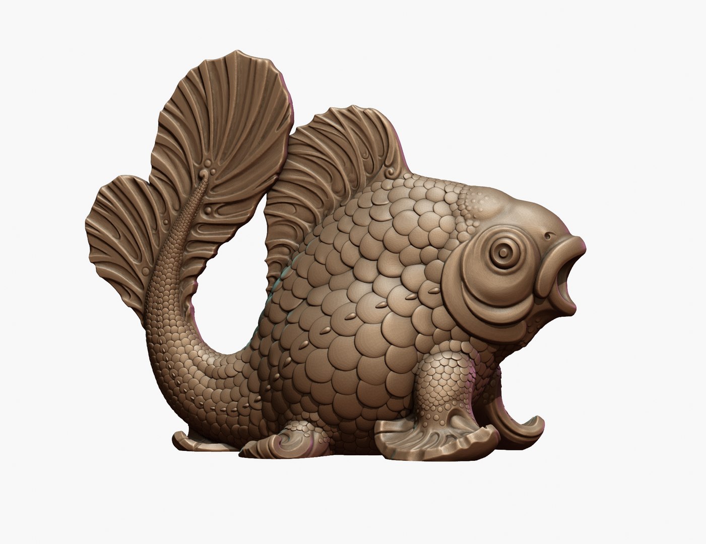 3D Model Fish Printable - TurboSquid 2074609