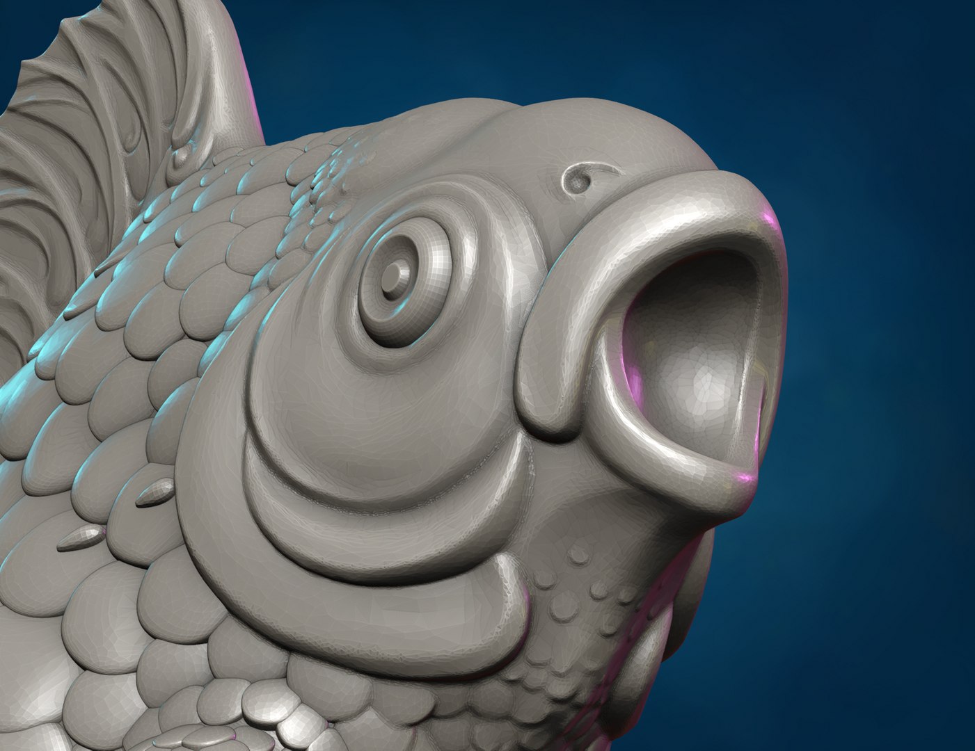 3D Model Fish Printable - TurboSquid 2074609