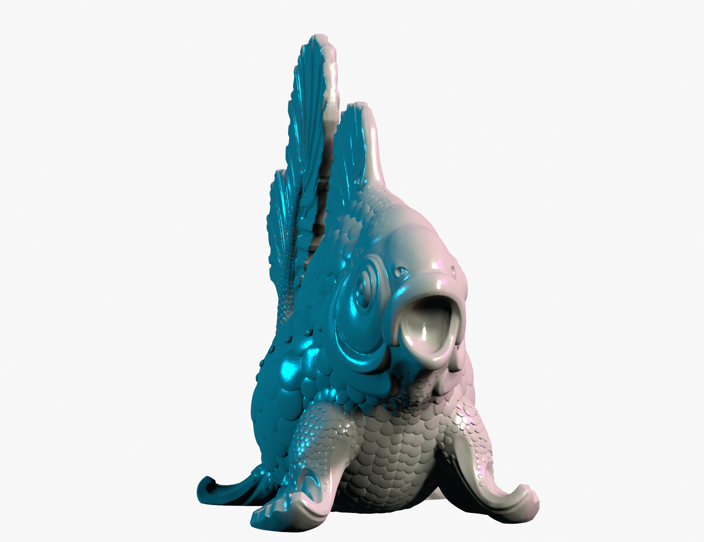 3D Model Fish Printable - TurboSquid 2074609