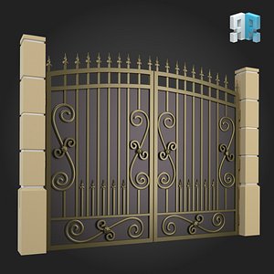 Animated Gate 3D Models For Download | TurboSquid