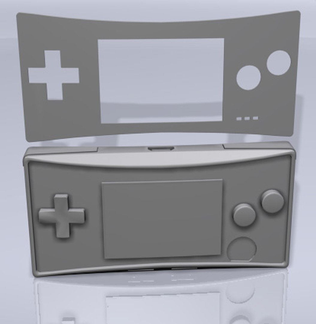 Boy Advance Micro Gba 3d C4d