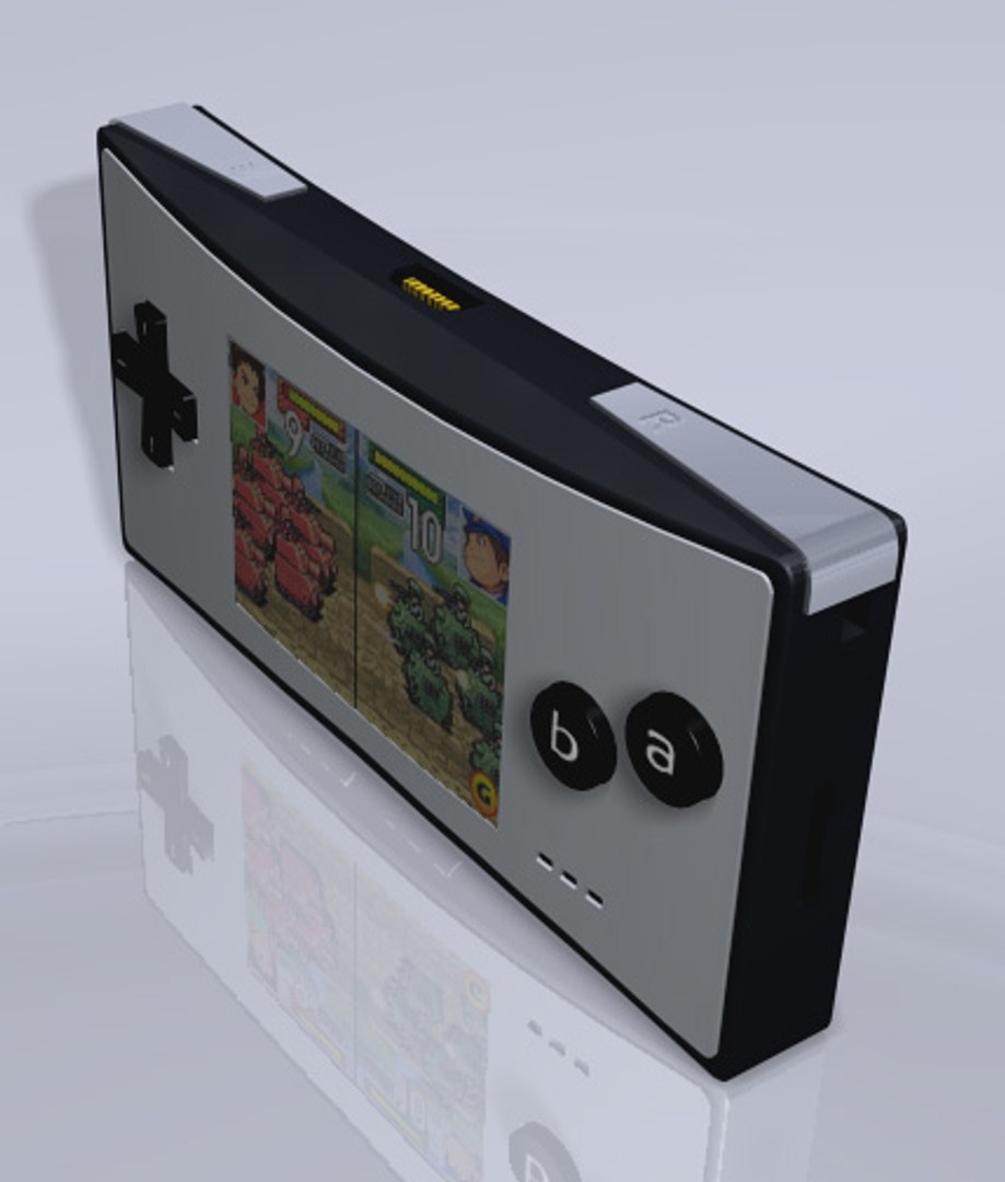 Boy Advance Micro Gba 3d C4d