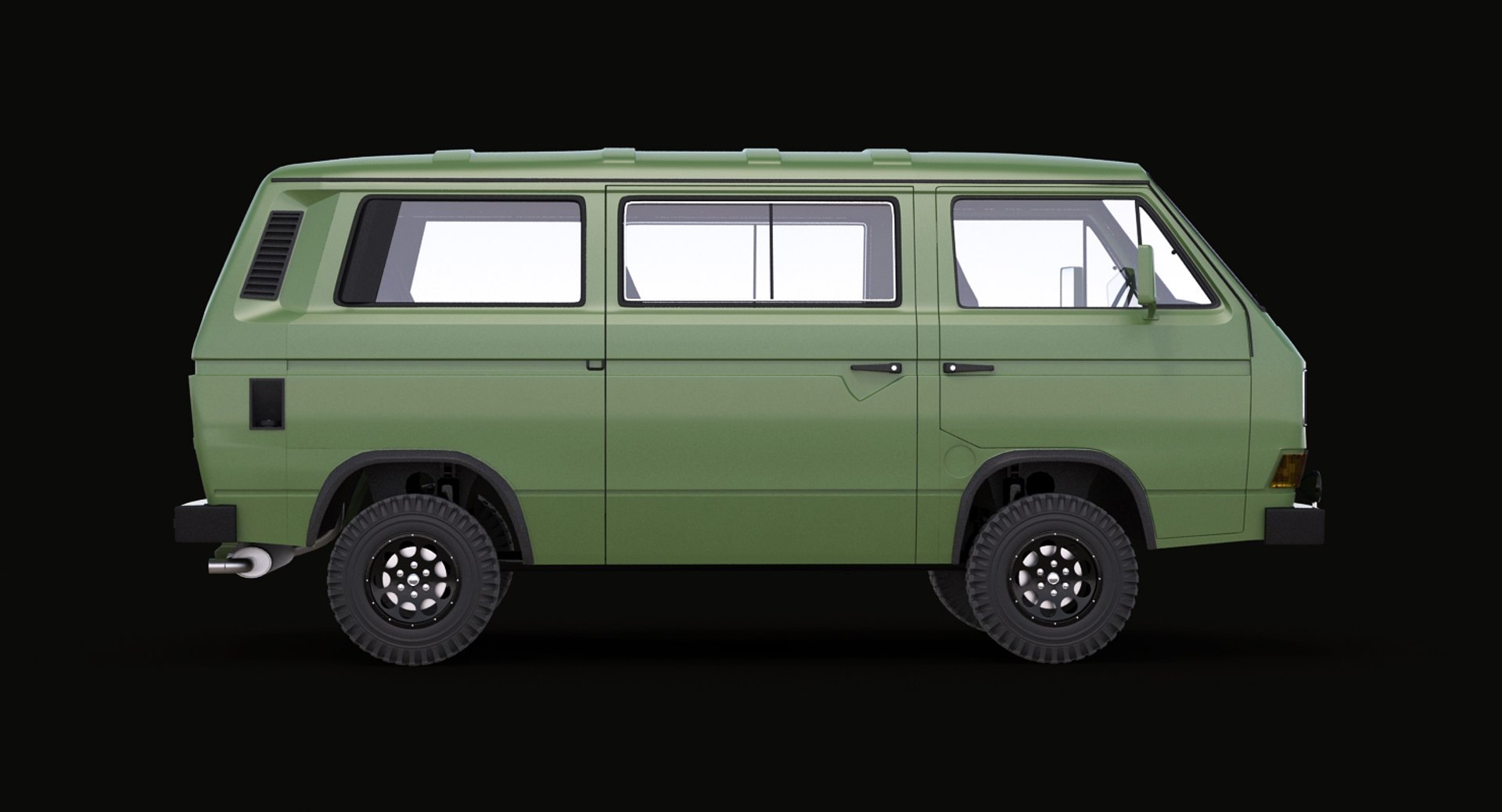 3d t3 volkswagen transporter model