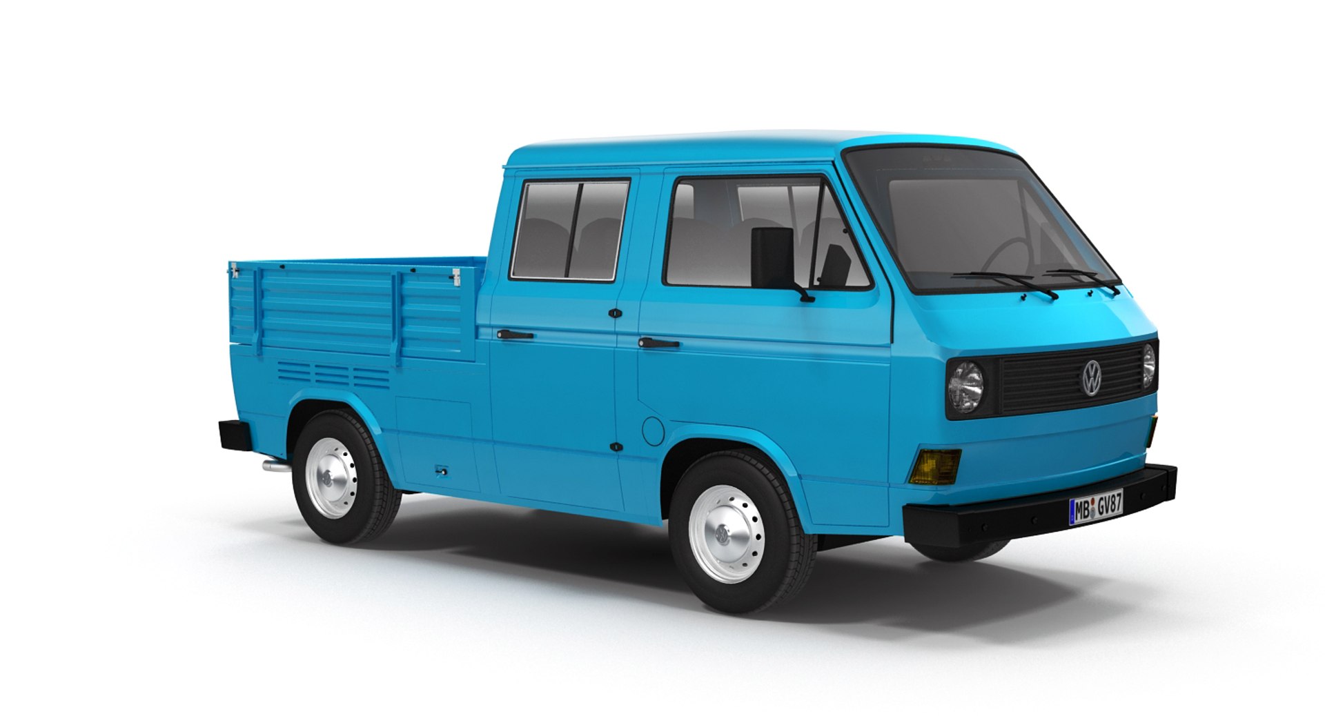 3d t3 volkswagen transporter model
