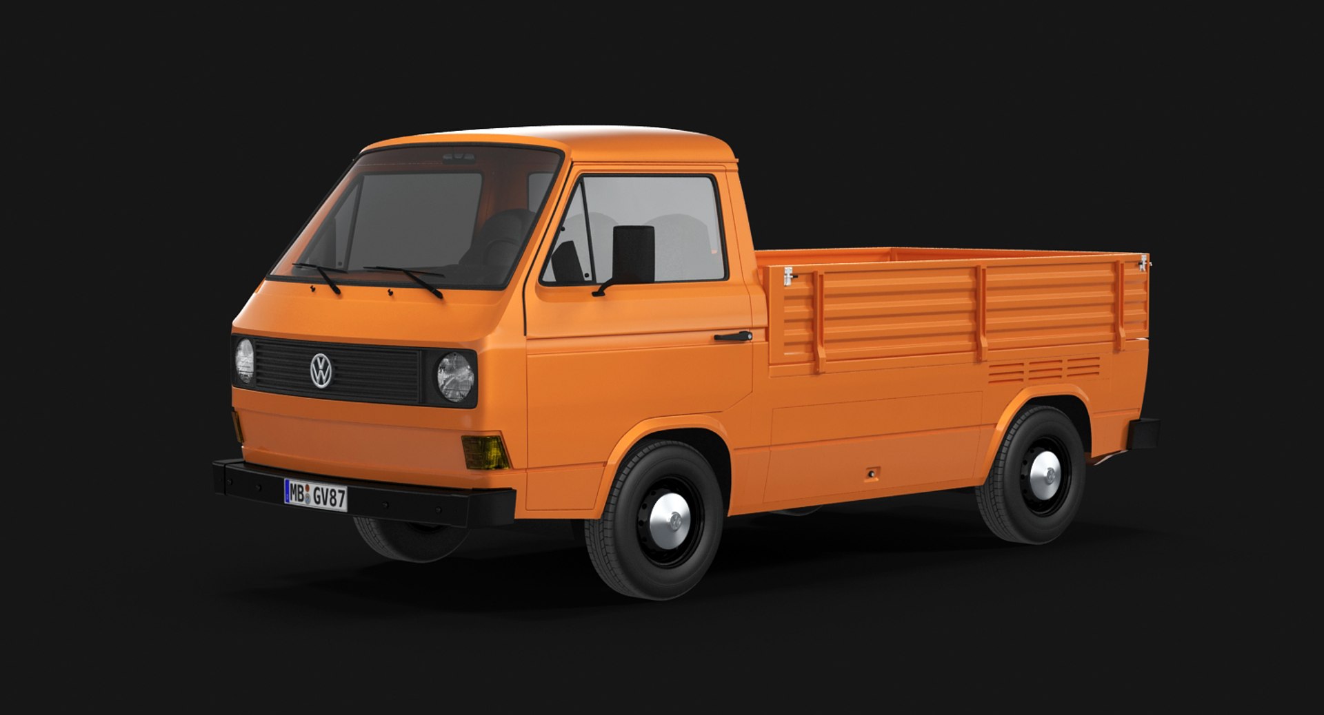 3d t3 volkswagen transporter model