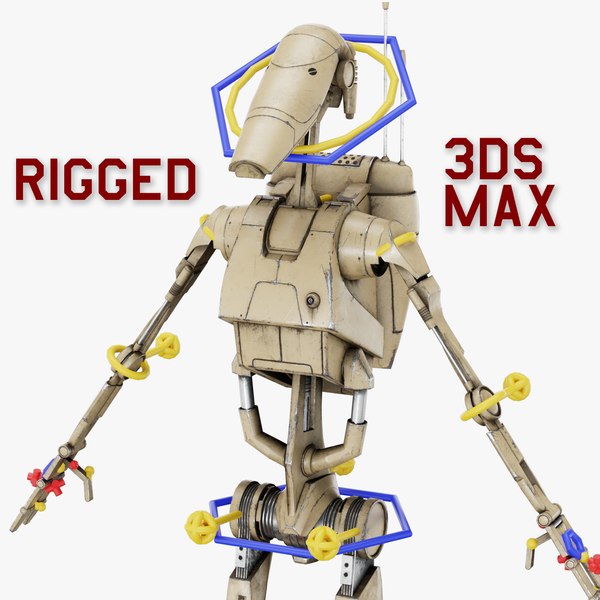 스타워즈 배틀 드로이드 조작 3D 모델 - TurboSquid 2285097