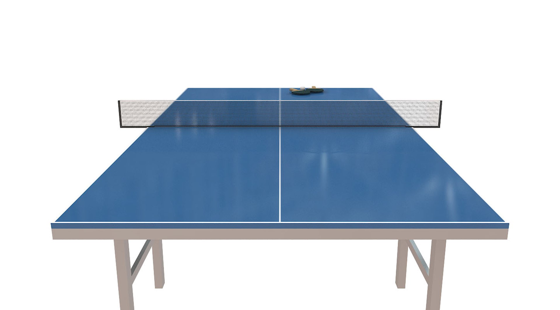 3D ping pong table model - TurboSquid 1153947