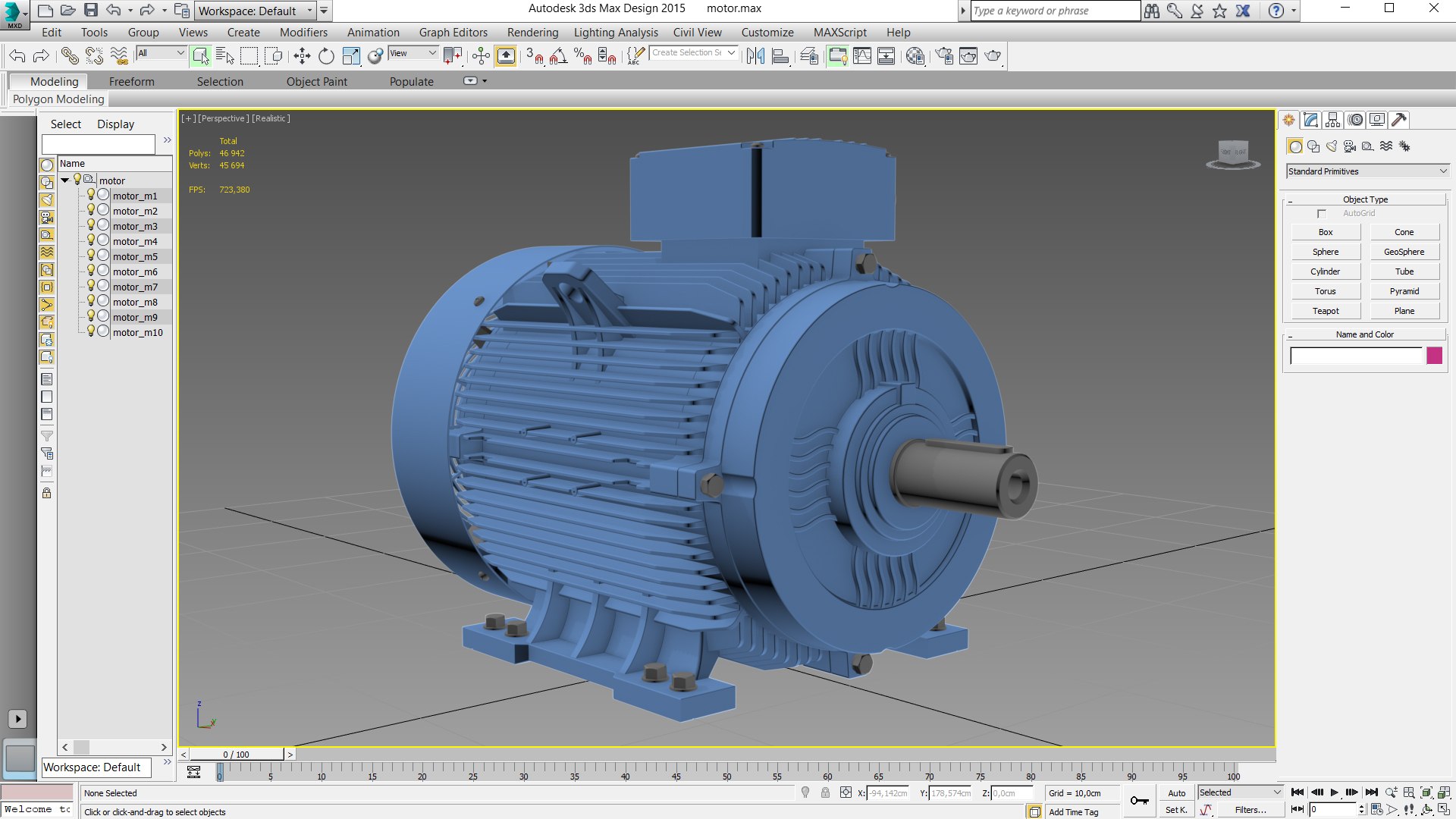 Electric Motor 3D model - TurboSquid 2181910