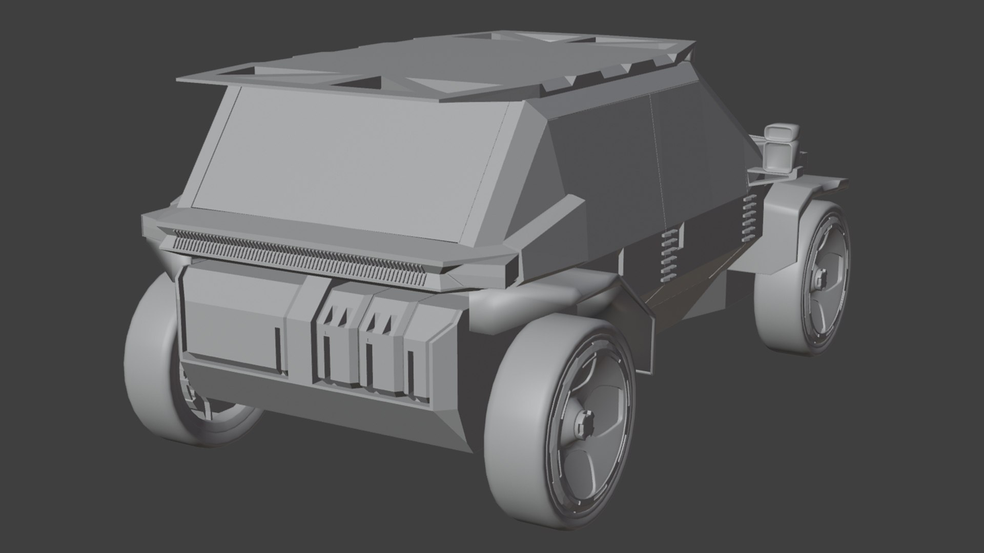 3D SIFI JEEP Game Ready Lowpoly Model - TurboSquid 2127384
