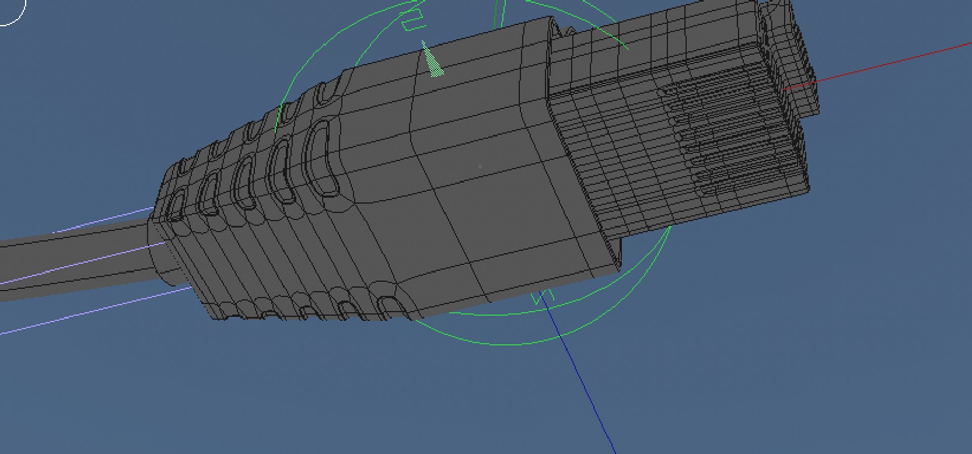 Ethernet Cable 3d C4d