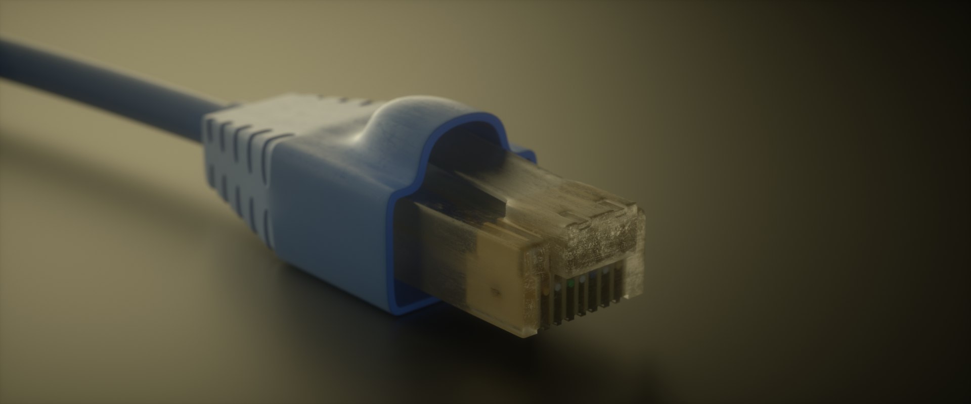 Ethernet Cable 3d C4d
