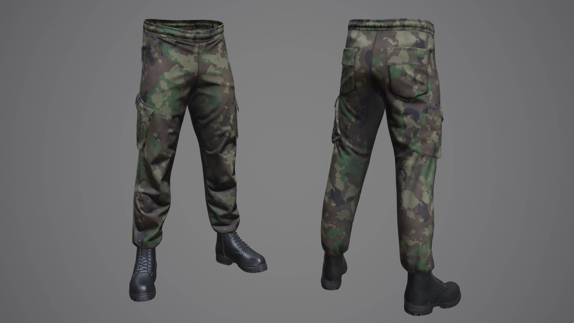 Pants And Boots 01 Model - TurboSquid 2155409