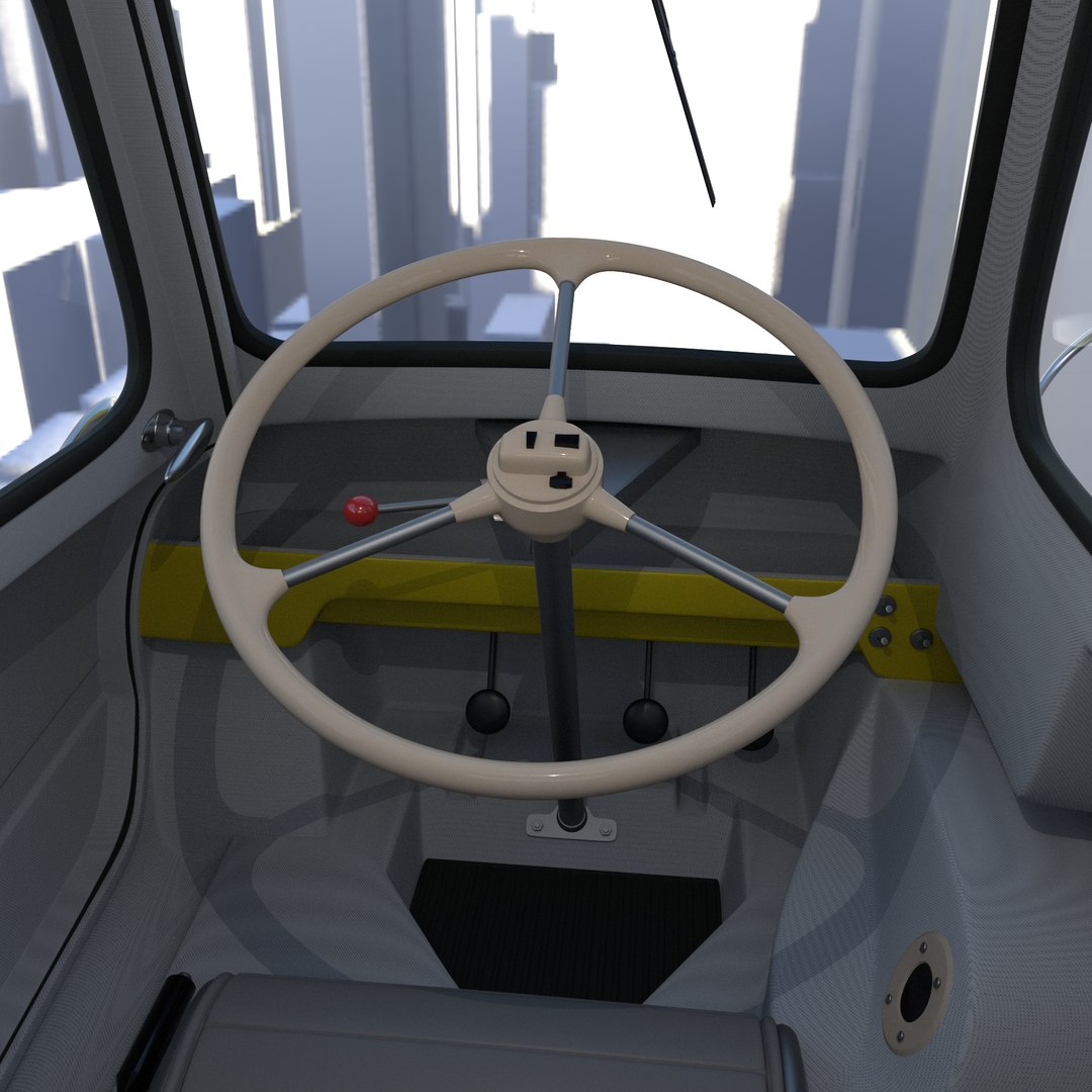 3D Peel P50 Yellow with interior and chassis - TurboSquid 1784315