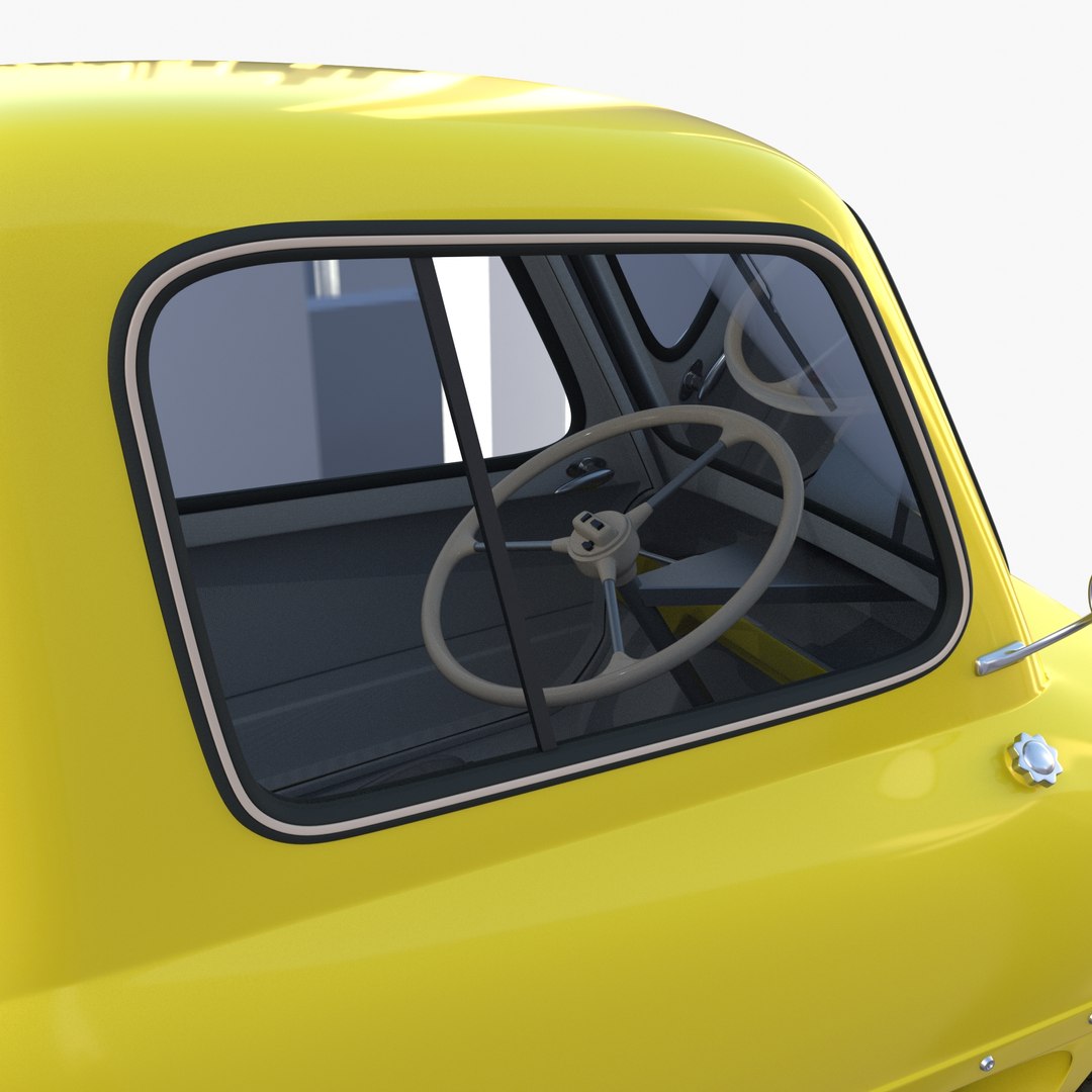 3D Peel P50 Yellow with interior and chassis - TurboSquid 1784315