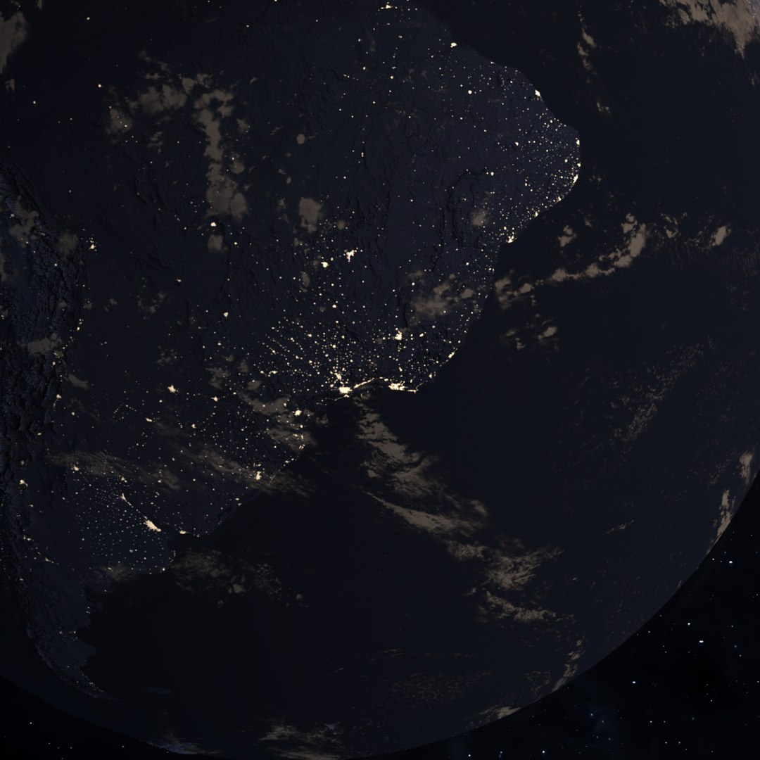 3D Earth Day Night - TurboSquid 1516227