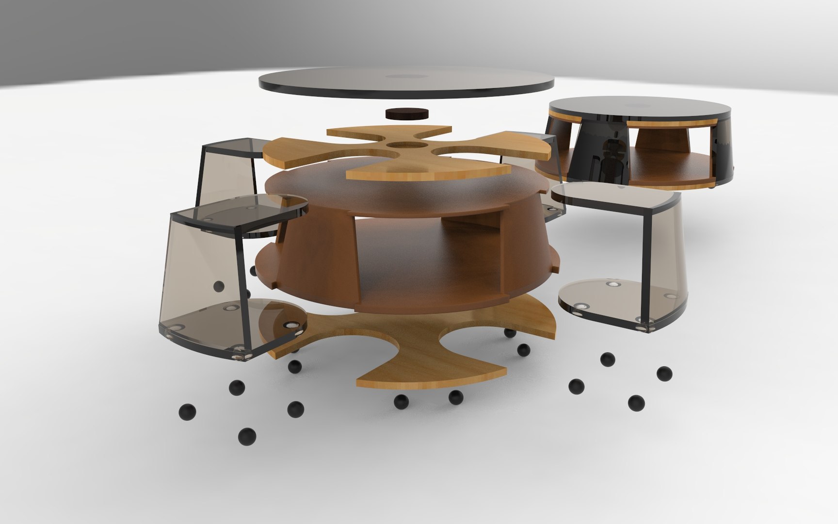Coffe Table Model - TurboSquid 1363211