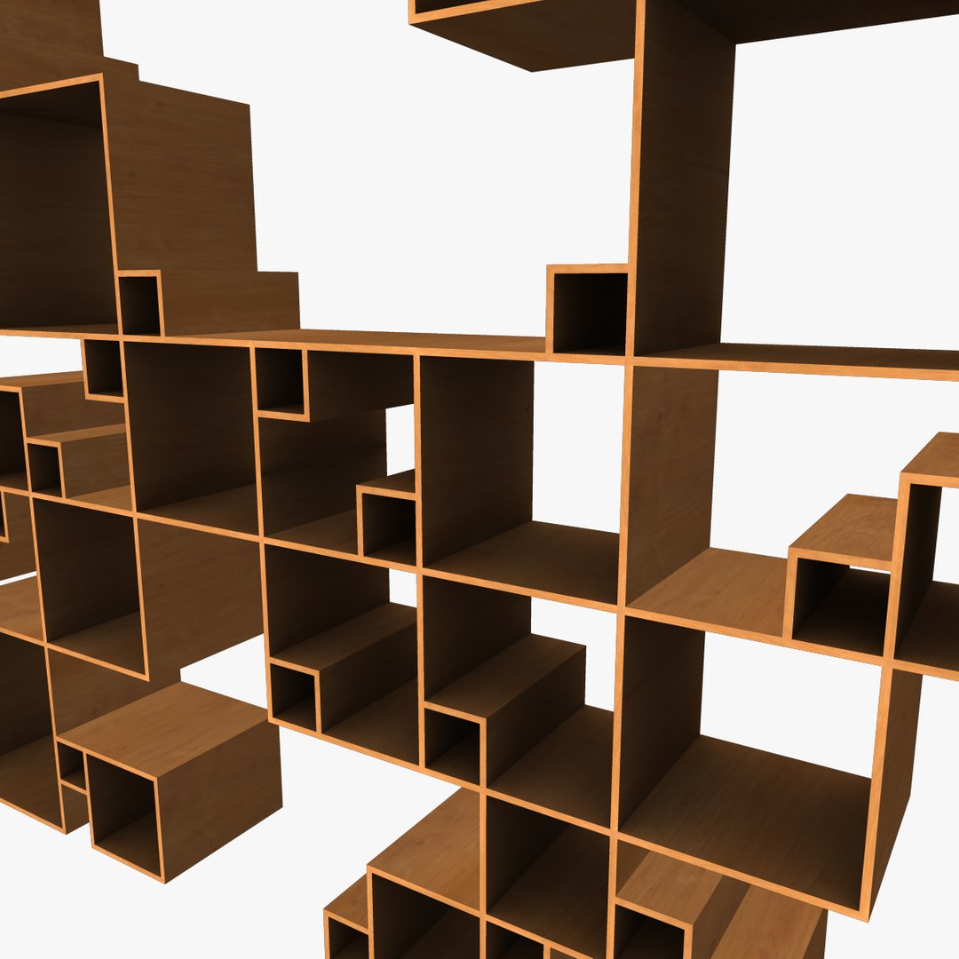 Random Square Shelfing X