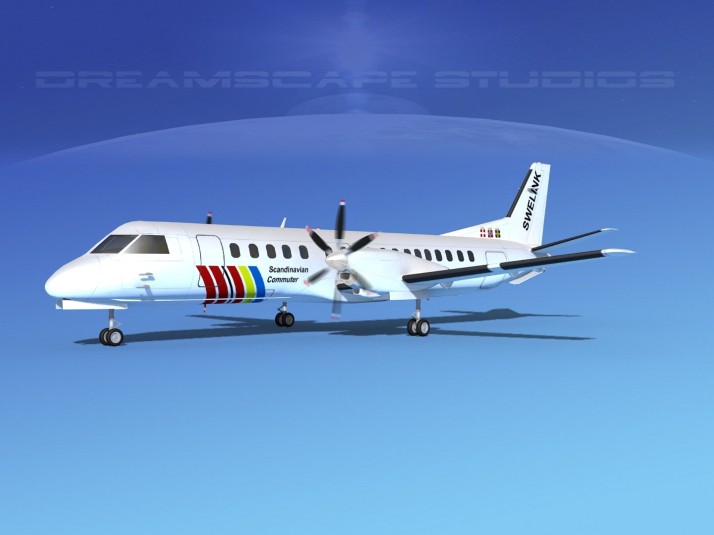 3D cockpit saab 2000 - TurboSquid 1212657