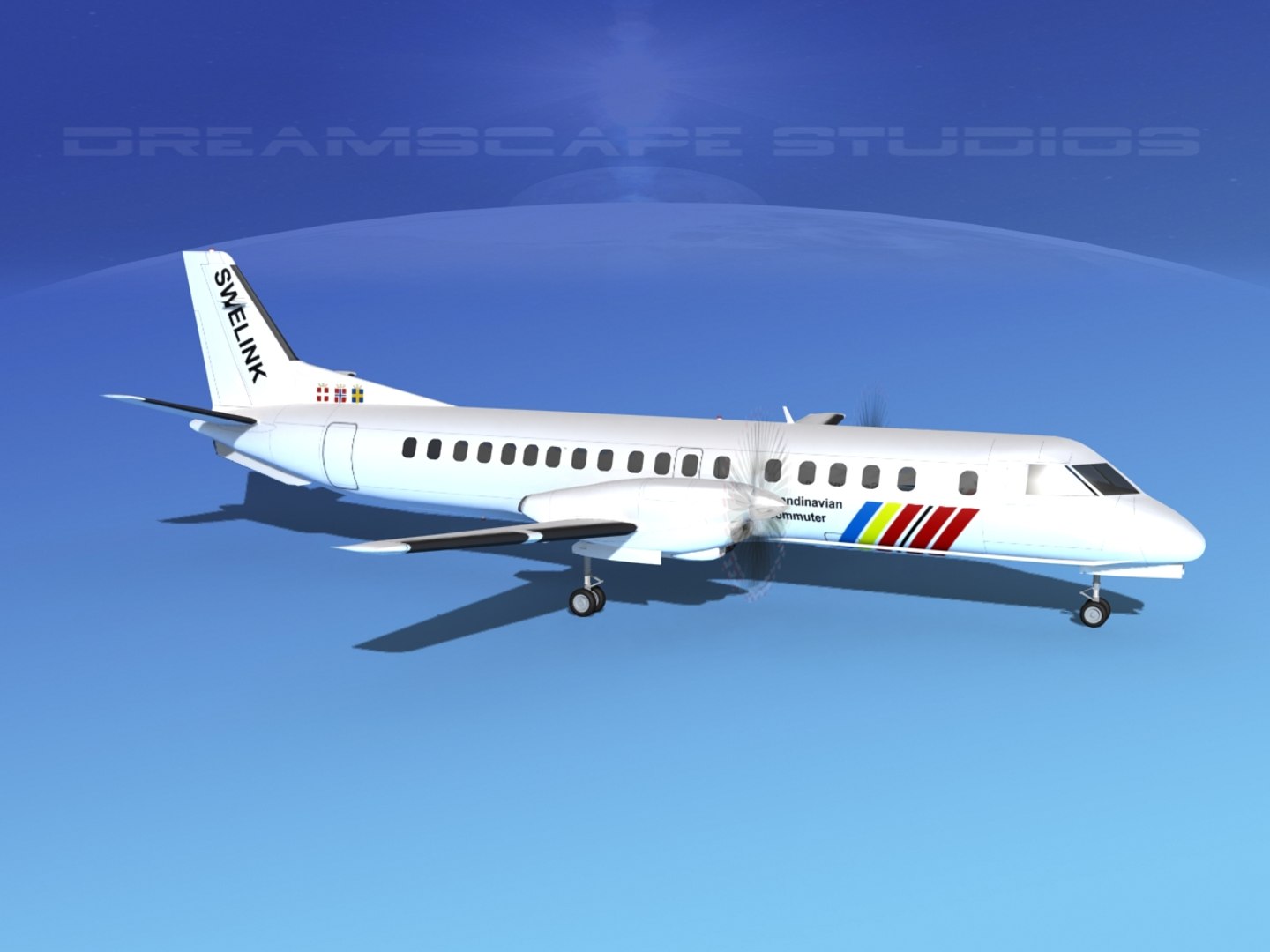 3D cockpit saab 2000 - TurboSquid 1212657